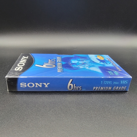 Sony | Media | Sony Premium Grade T2 6 Hrs Vhs Blank Video Tape High Durability Sealed New ...